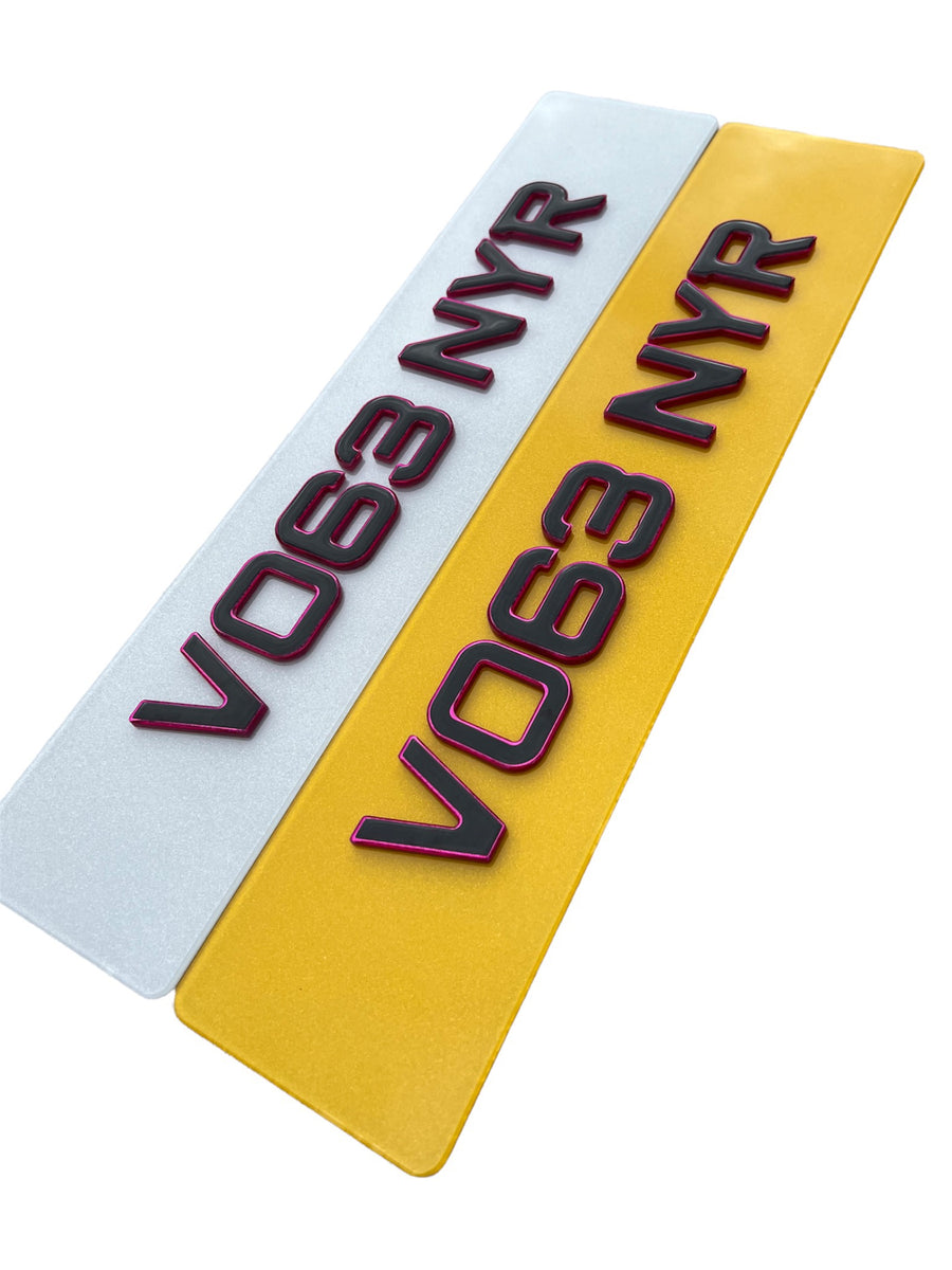 5D GEL Pink Gel - Metro 50mm – Instant Reg Plates UK Ireland